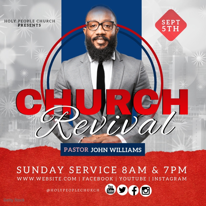 Achurch online service ad invitation template | PosterMyWall