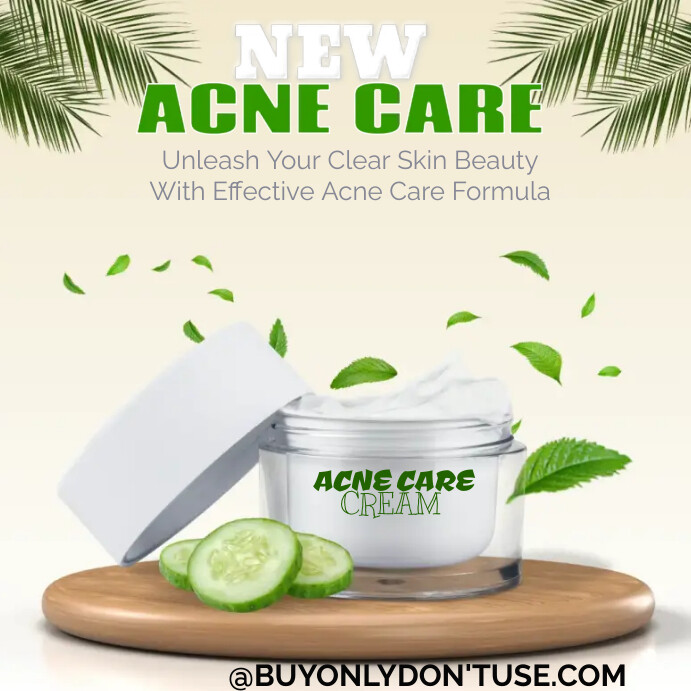 ACNE CARE Template | PosterMyWall