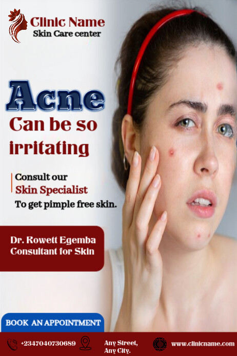 Modèle Acne treatment flyer | PosterMyWall
