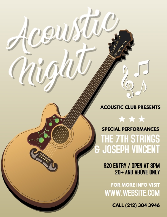 Copy of ACOUSTIC NIGHT | PosterMyWall