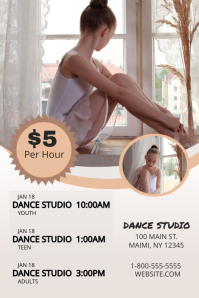 Dance Studio Flyer Template | PosterMyWall