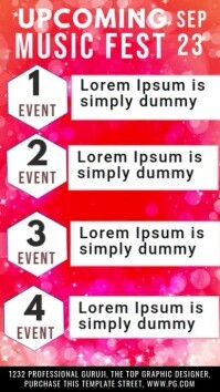 activity list Template | PosterMyWall