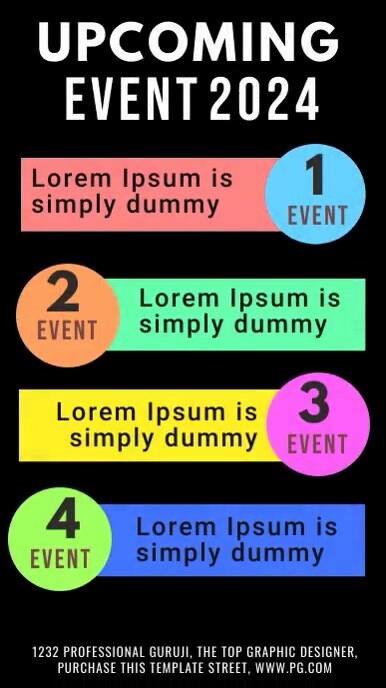 activity list Template | PosterMyWall