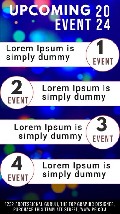 activity list Template | PosterMyWall