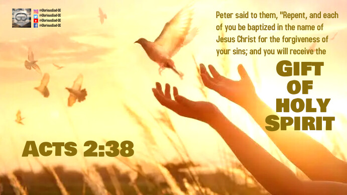 Acts 2:38 Template | PosterMyWall