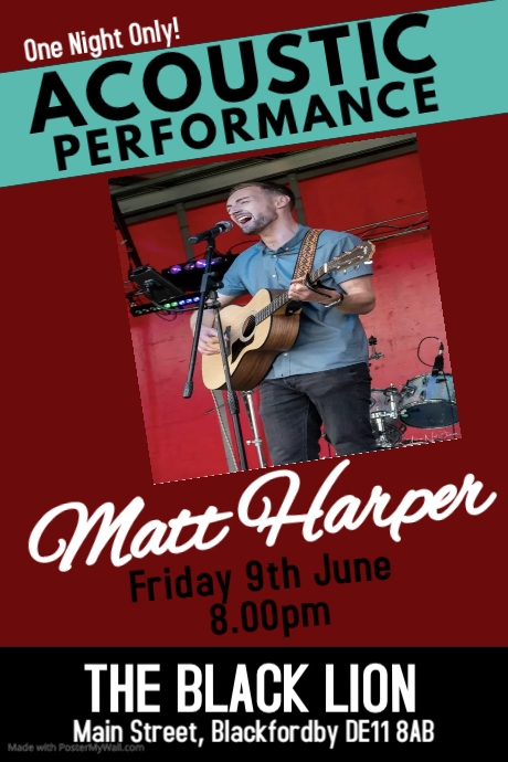 Live Music Poster | PosterMyWall