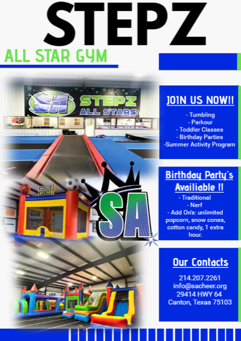 Orange Custom Branded Newsletter Page | PosterMyWall