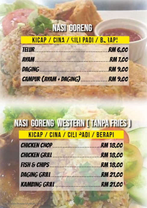 Copy of Copy of Copy of SET NASI PUTIH | PosterMyWall