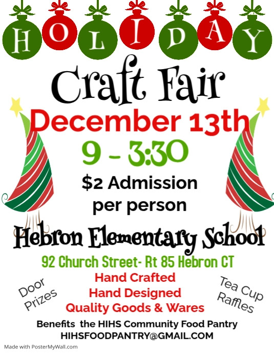 Holiday Craft Fair Flyer | PosterMyWall