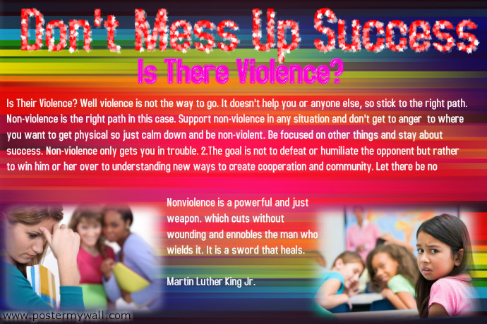 Non-Violence Ad | PosterMyWall