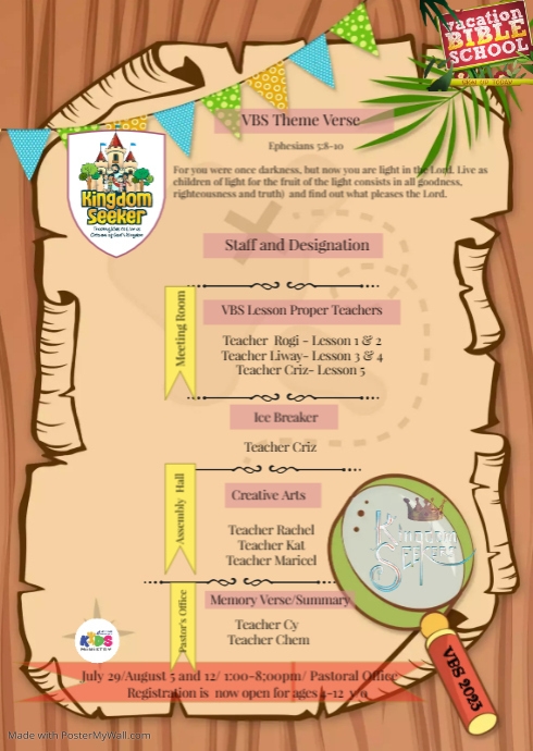 Copy of Cute scavenger hunt theme invitation (1) | PosterMyWall