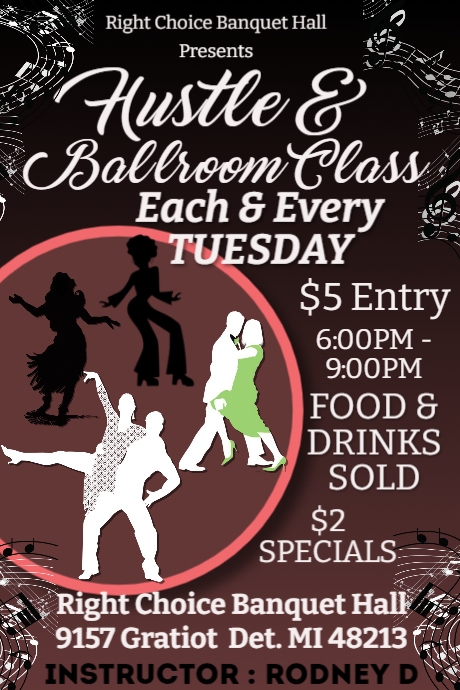 Copy of Ballroom dancing classes | PosterMyWall