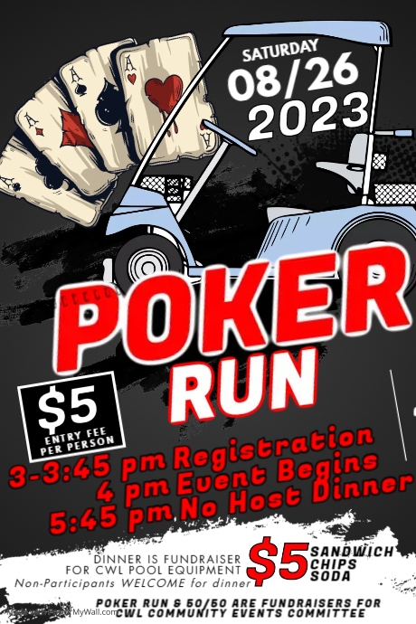 Poker Run Flyer Template | PosterMyWall