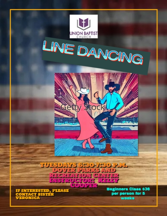 country line dancing flyer template | PosterMyWall