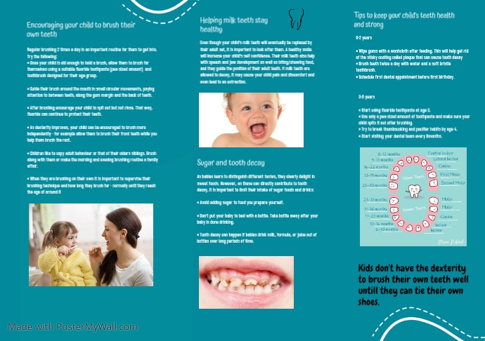 Copy of Copy of Oral health pamphlet | PosterMyWall