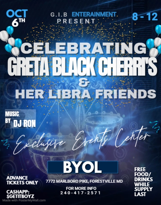 Birthday party invitation template (1) | PosterMyWall