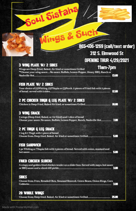 Copy of Half Page Wide Mexican Menu Template | PosterMyWall