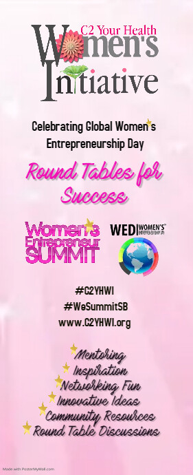 WE Summit banner 4 ft by 6 feet 2023 | PosterMyWall