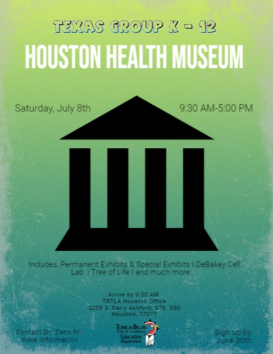 Houston Health Museum | PosterMyWall
