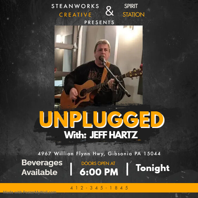 Unplugged Local Concert Advert | PosterMyWall