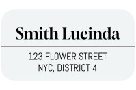 Address Label Envelop postal label Template | PosterMyWall