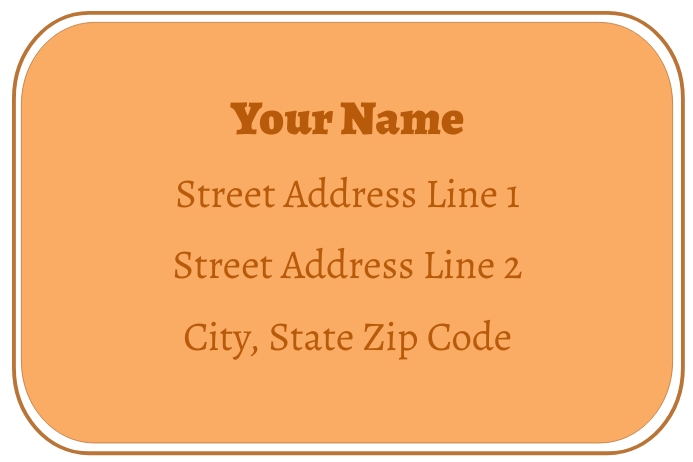 Address Label 1 Template | PosterMyWall