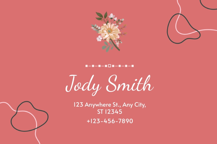 Address Label Template | PosterMyWall
