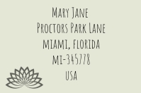 ADDRESS LABEL Template | PosterMyWall