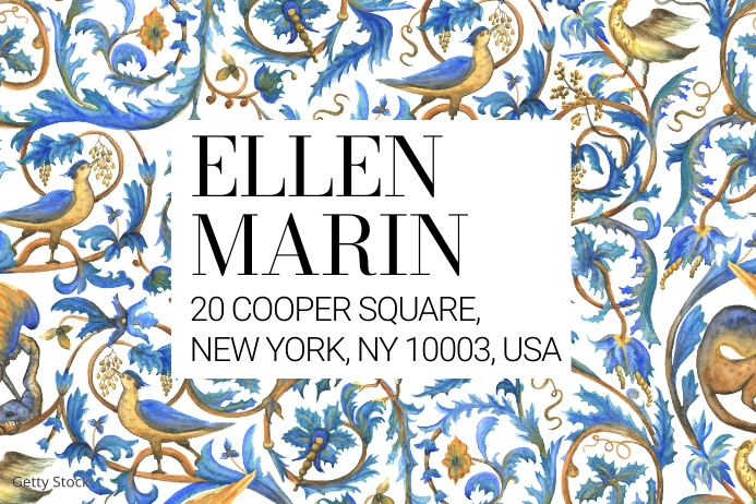 Address Label Envelop postal label (1) Template | PosterMyWall