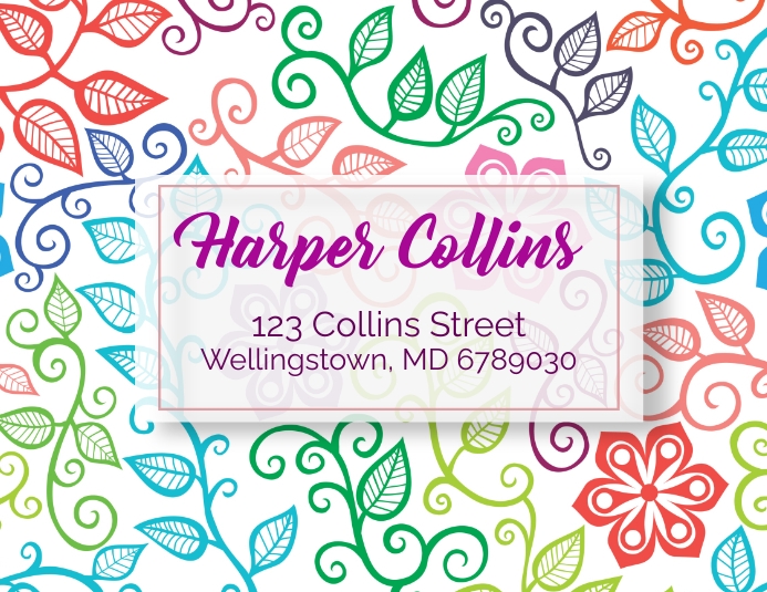 ADDRESS LABEL TEMPLATE (1) | PosterMyWall
