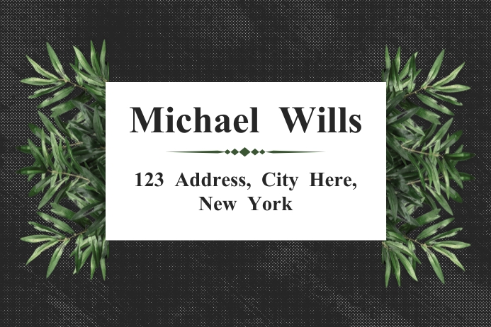 Address Label Template Sample | PosterMyWall