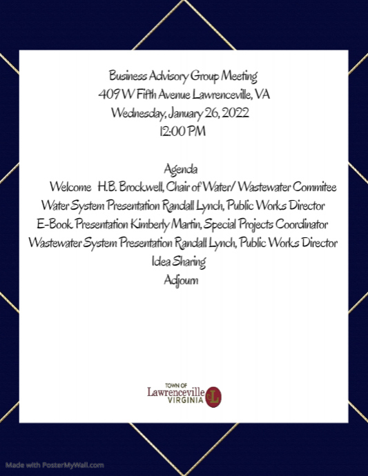 Copy of Business Advisory Group Meeting | PosterMyWall