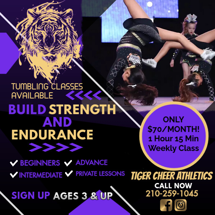 Copy of Tumbling Ad | PosterMyWall