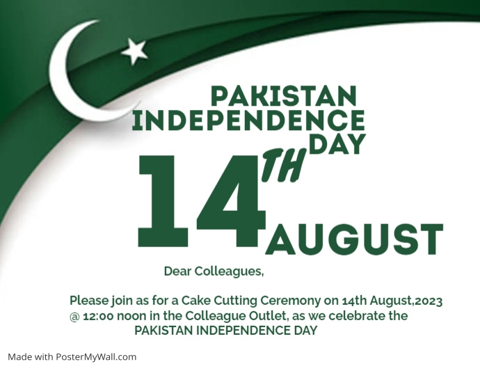 Pakistan Independence Day | PosterMyWall
