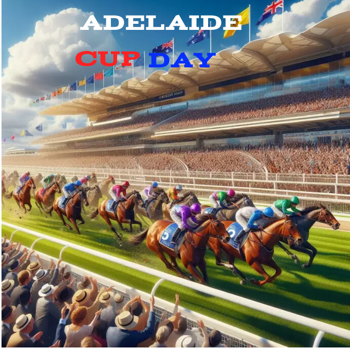 Plantilla de Adelaide cup day flyer template | PosterMyWall