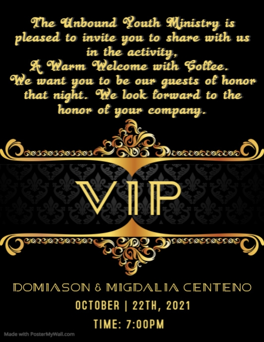 Copy of Copy of VIP Invitation | PosterMyWall