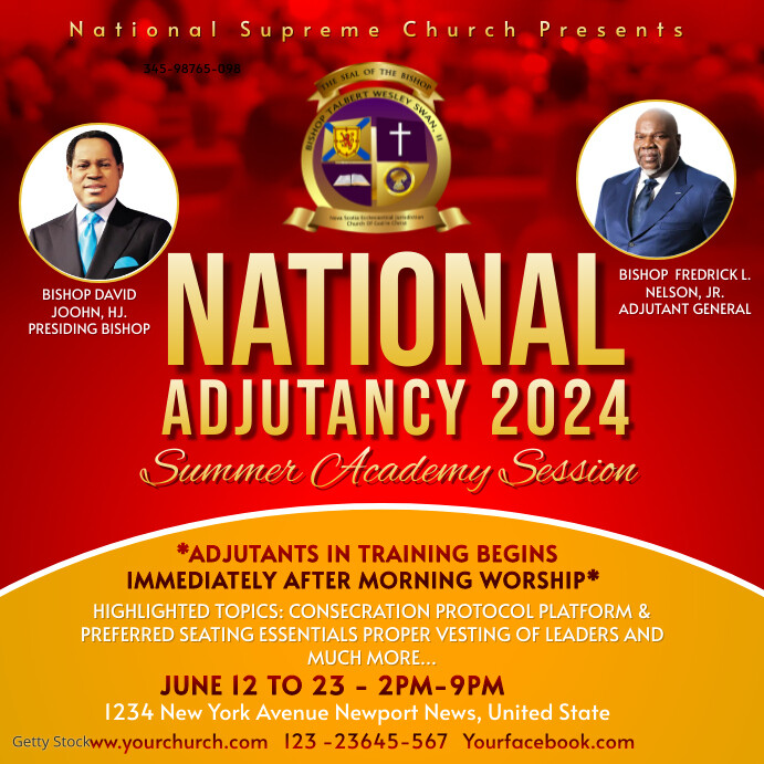 Adjutancy Template | PosterMyWall