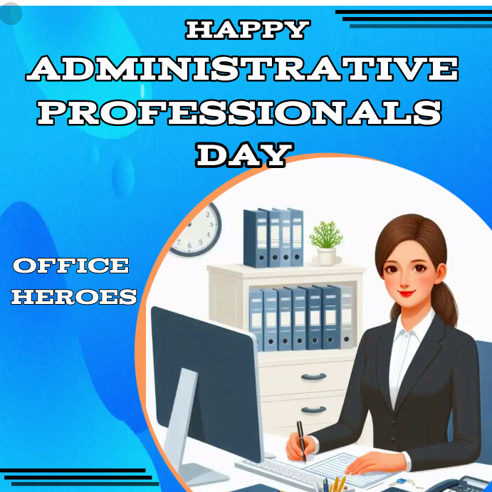 Plantilla de Admin Professionals Day | PosterMyWall
