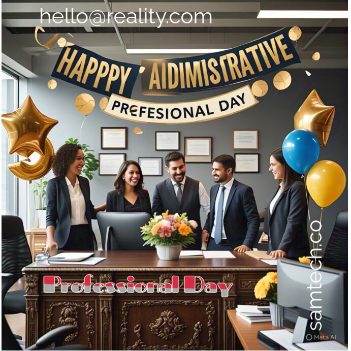 Copy of Administrative Day | PosterMyWall