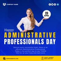 Administrative Professionals Day Template Poster | PosterMyWall