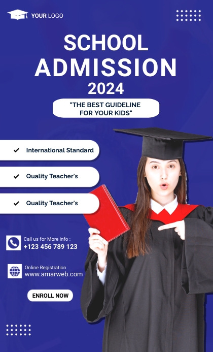 admission flyer Template | PosterMyWall