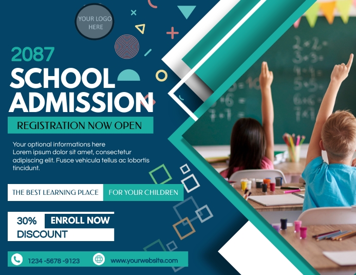 Admission flyer Template | PosterMyWall