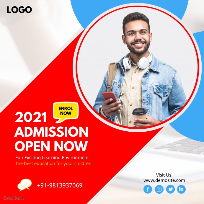 Admission Open Template | PosterMyWall