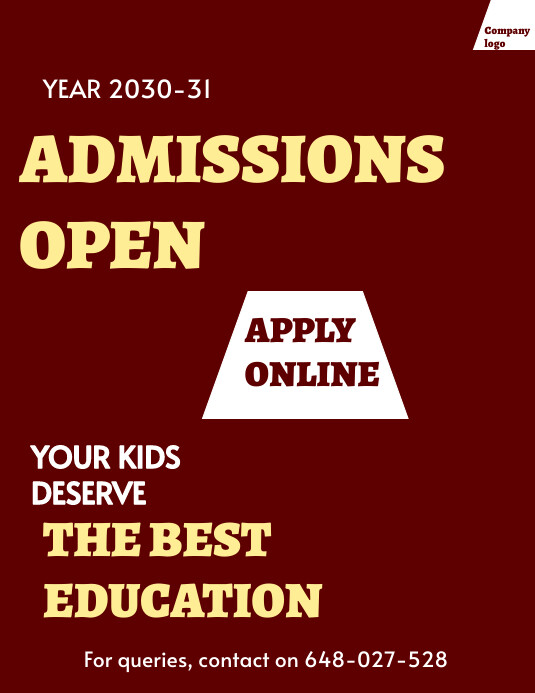 Admission open Template | PosterMyWall