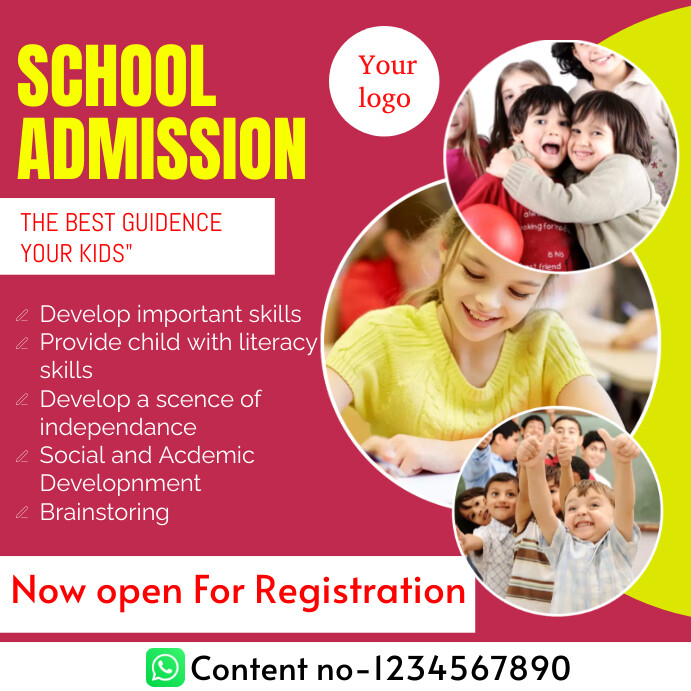 Admission open Template | PosterMyWall