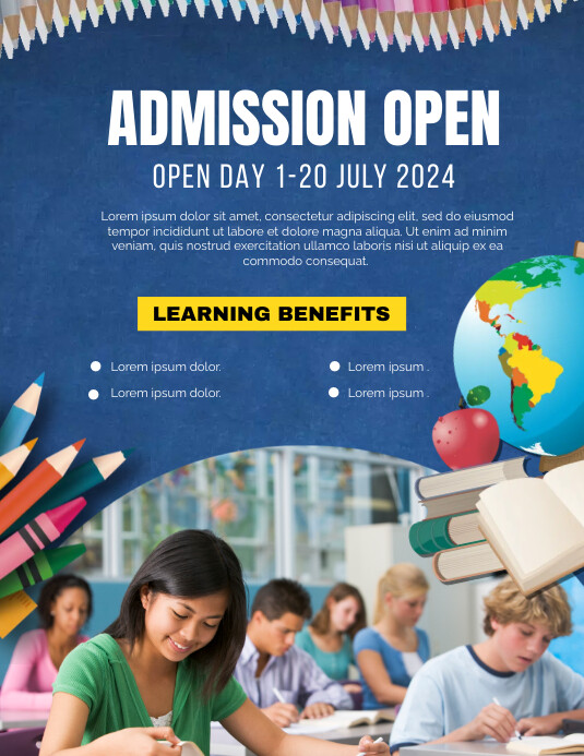 ADMISSION OPEN Templat | PosterMyWall