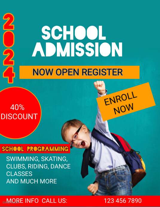 admission open Template | PosterMyWall
