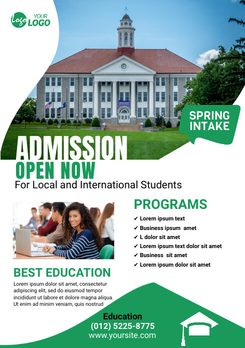 Copy of Admission Open Flyer Ad Template | PosterMyWall