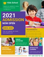 School Admission Open Flyer Template | PosterMyWall