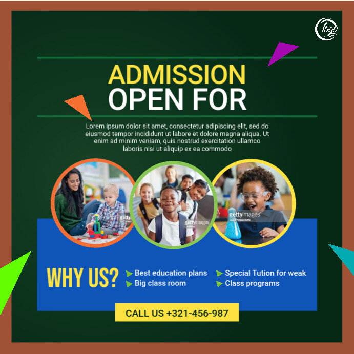 Admission Open For School Template | PosterMyWall